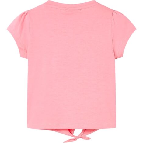 Camiseta de niños rosa fluorescente 140