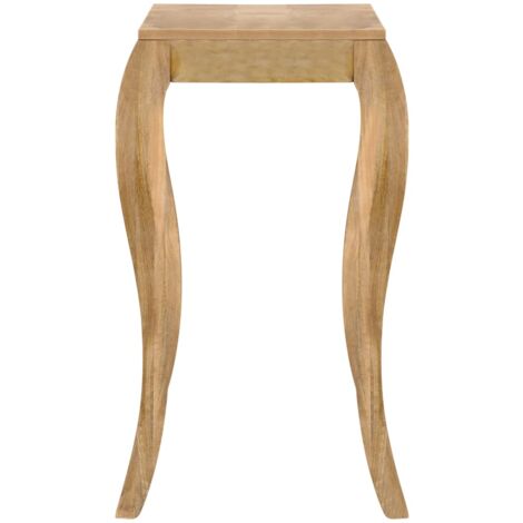 Mesa consola de madera maciza de mango 118x38x76 cm