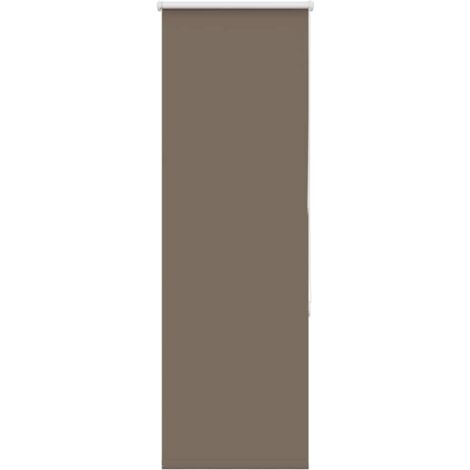 Estor Enrollable Opaco Color Café 60x150 cm Tela Ancho 55,7cm