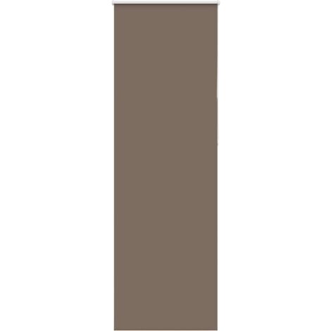Estor Enrollable Opaco Color Café 75x230cm Tela Ancho 70,7cm