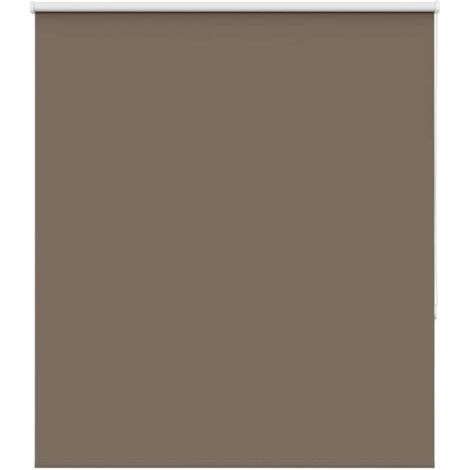 Estor Enrollable Opaco Color Café 125x150 cm Tela Ancho 121,6cm