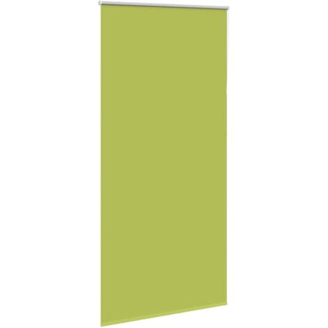 Estor Enrollable Opaco hojas verde 105x210cm Tela Ancho 100,7cm