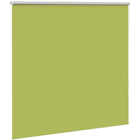 Estor Enrollable Opaco hojas verde 155x175cm Tela Ancho 151,6cm
