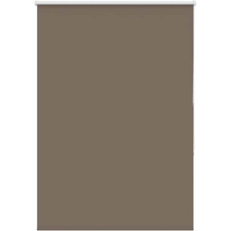 Estor Enrollable Opaco Color Café 95x175 cm Tela Ancho 90,7cm