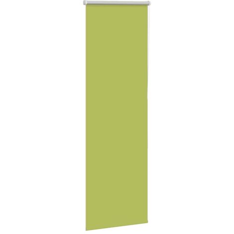 Estor Enrollable Opaco hojas verde 50x130 cm Tela Ancho 45,7 cm
