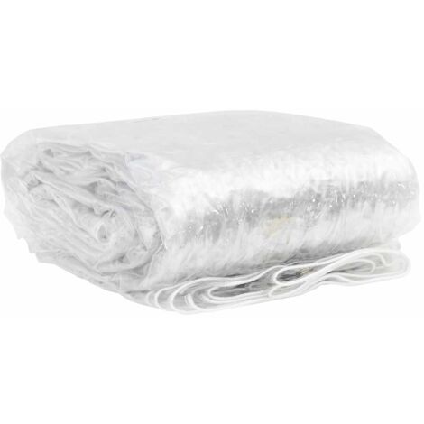 Lona transparente con ojales PVC 2x8 m