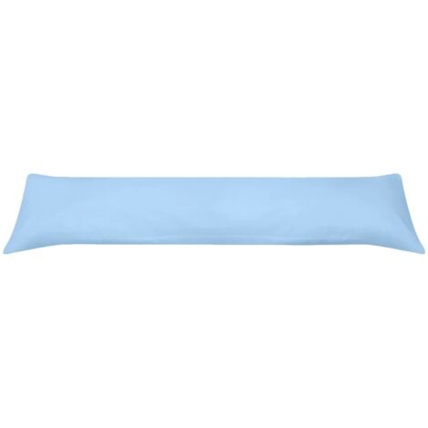 Almohada corporal para dormir de lado 40x145 cm azul