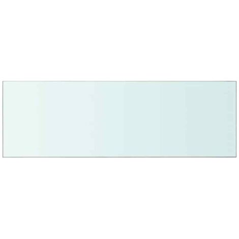 Panel de estante vidrio claro 90x30 cm