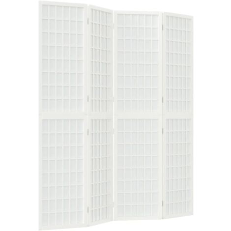 Biombo plegable con 4 paneles estilo japonés 160x170 cm