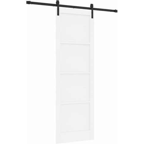 Puerta Corredera Manual y negro 78 x 232 cm