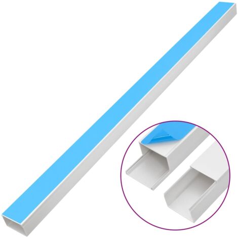 Canaletas para cables autoadhesivas PVC 50x25 mm 10 m