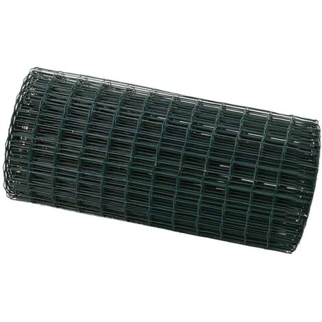 Cerca Euro Verde 0.4 x 25 m Hierro recubierto de PVC