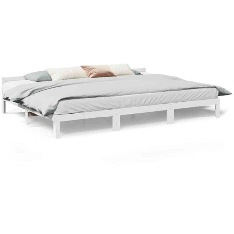 Estructura de cama familiar sin colchón 240x200 cm