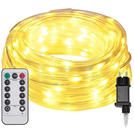Luz de cuerda con 120 LED Cálido 5 m PVC