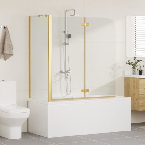 Enclosure de Ducha Manual Dorado 120 x 68 x 130 cm