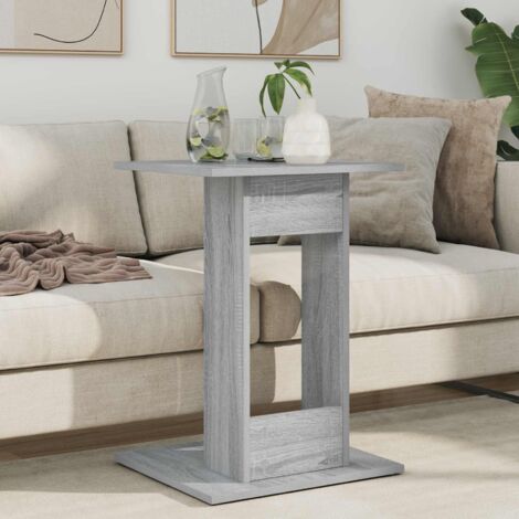 Mesa lateral Gris 45 x 40 x 62,5 cm Madera de ingeniería