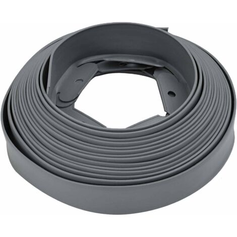 Borduras para césped Gris 4000 x 4 x 5 cm Plástico