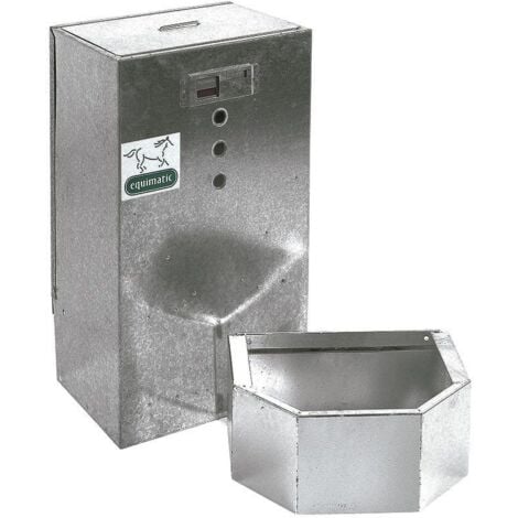 Comedero automático duplo para caballos