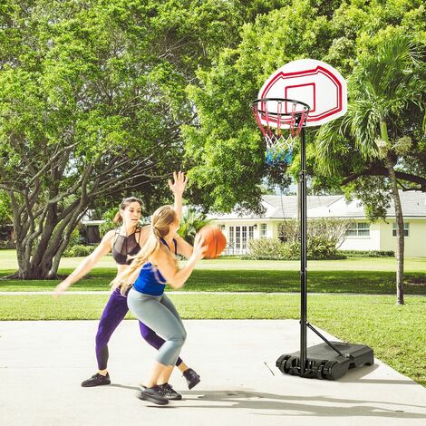 Freestanding Basketball Backborad Hoop Net Set Adjust Basketball Goal ...