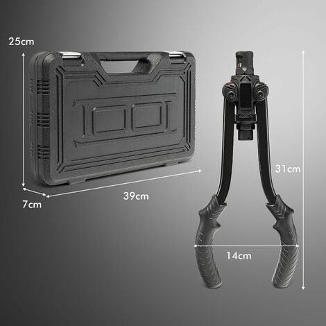 Hand Rivet Nut Tool Gun Heavy Duty Rivet Nut Setter Kit With 70 PCS ...