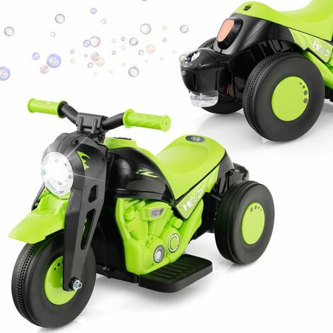 6V Kids Bubble Car Electric Motor Kids Ride on Motorcycle with Bubble Maker