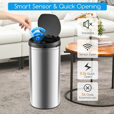 30L Automatic Kitchen Bin Touchless Motion Sensor Bin with Infrared Technology