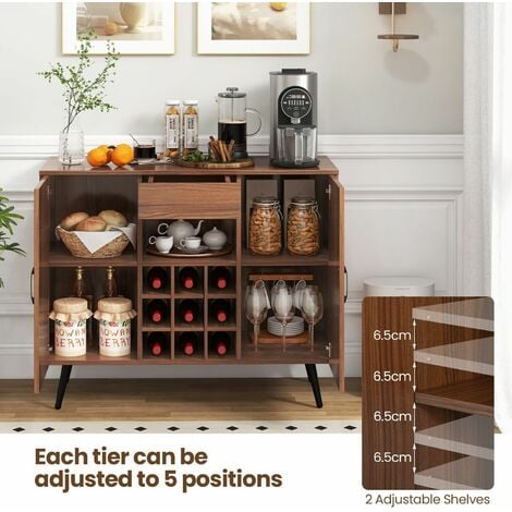 Kitchen Buffet Server Sideboard Wooden Storage Cupboard Cabinet ...
