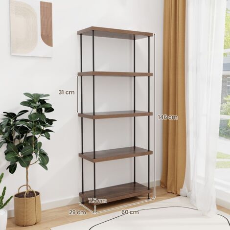 25-Tier Multipurpose Display Rack Industrial Storage Shelving Unit