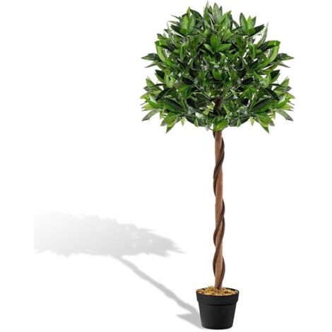 150 CM Artificial Faux Ficus Tree Fake Greenery Potted Plant with 882 ...