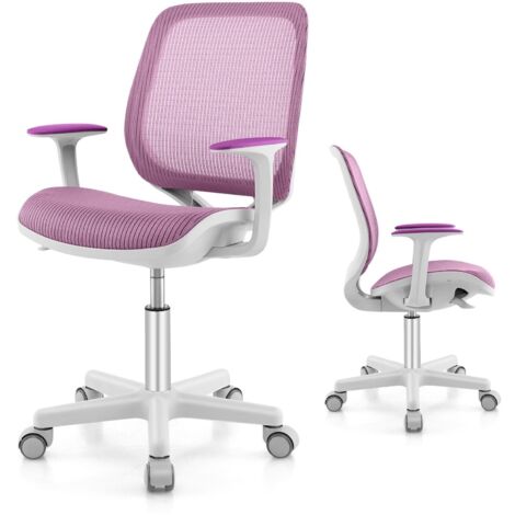 Kids Computer Desk Chair Swivel Mesh Children Task Study Chair ...