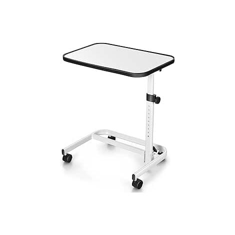 Overbed Table W/ Lockable Universal Wheels