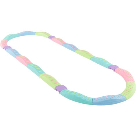 COSTWAY Kids Balance Beams Indoor Kids Wavy Balance Beam Stepping ...