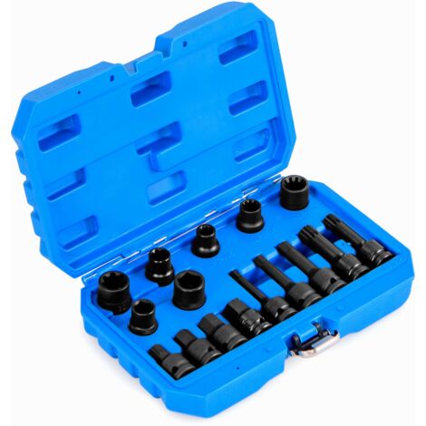 COSTWAY 16pcs Impact Brake Caliper Socket Set 1/2” Drive Wrench Brake ...