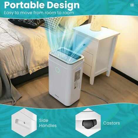 25L/Day Dehumidifier Electric Air De-Humidifier Portable Quiet ...