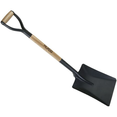 Pala cuadrada de acero con anillo 280 x 340 mm