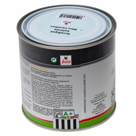 Pintura acrílica satinado azul caribe Jafep 0,5 L