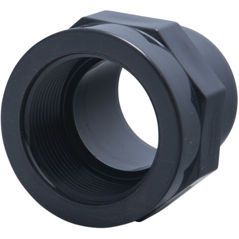 Conector de presión PVC roscado 40x49-M ø50 mm