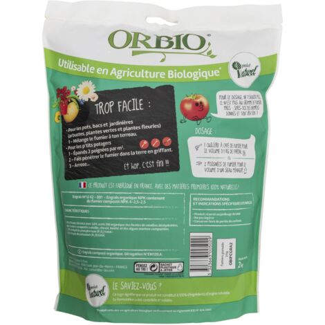 Fertilizante granular 2kg OrBIO
