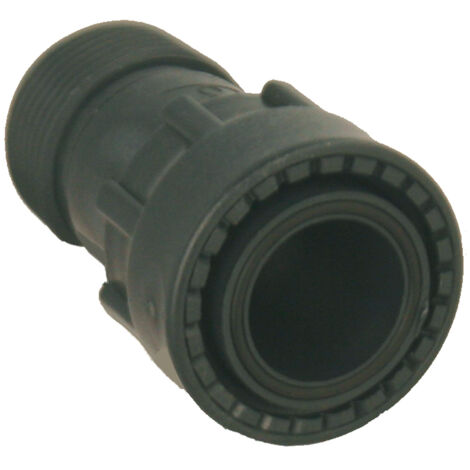 Conector recto de PVC macho/hembra 1