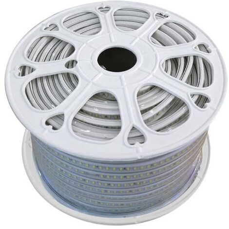 Tira LED Monocolor SMD2835, DC24V, 50 metros (120Led/m), 500W, IP66, Ambar