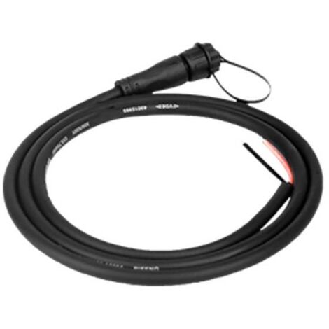 Cable de conexión M12 para proyector lineal, 100cm, IP67, negro