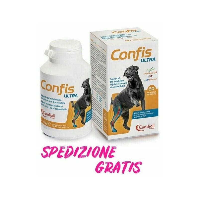 Candioli confis ultra 80 compresse supporto articolazioni cani