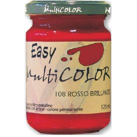 COLORE ACRILICO MULTICOLOR EASY 130 ML. GIALLO CADMIO SCURO