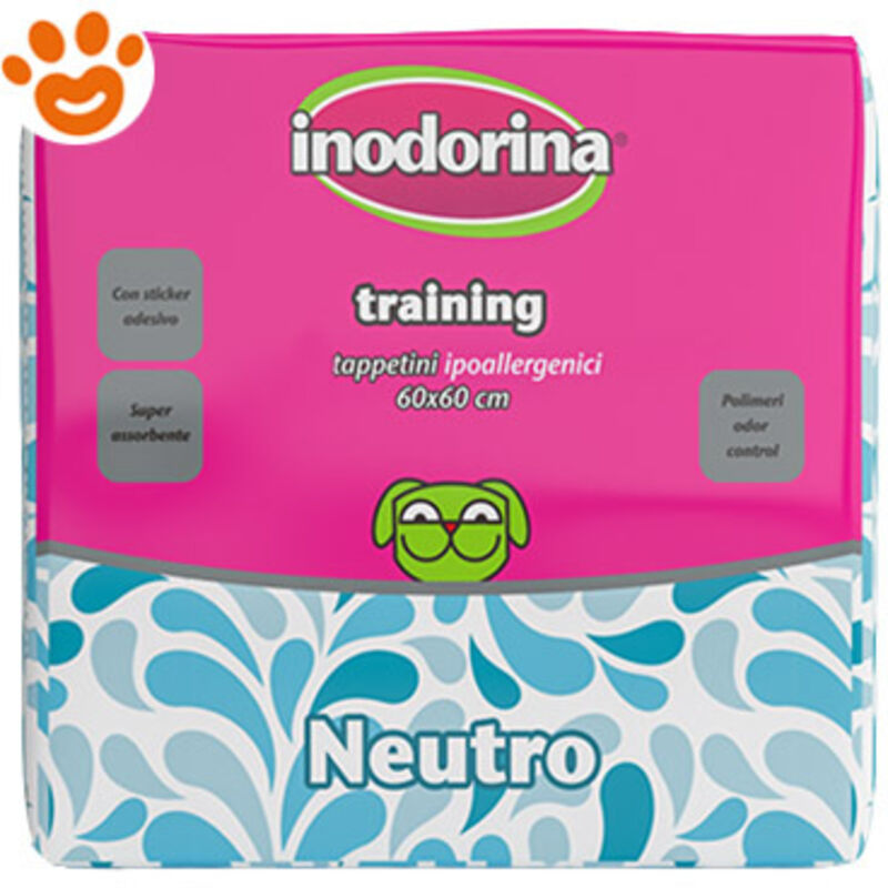 Inodorina Tappettini Multiuso Neutro 60x60 da 40 pz