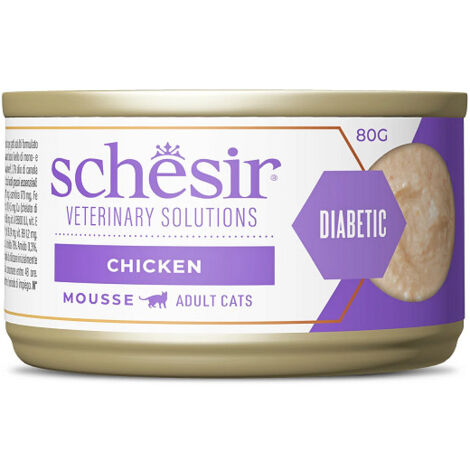 Schesir Veterinary Solutions Diabetic per Gatti Mousse di Pollo