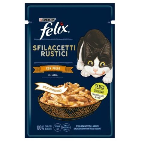 Purina Felix Sfilaccetti Rustici per Gatti Adulti da 80 gr