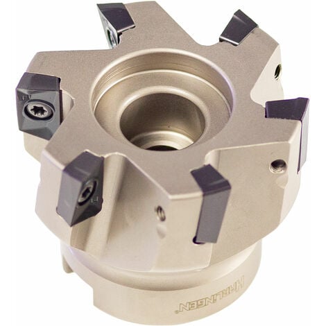 Fraise à surfacer 90 dégres diamètre 63 mm alésage 22 mm avec 5 ...