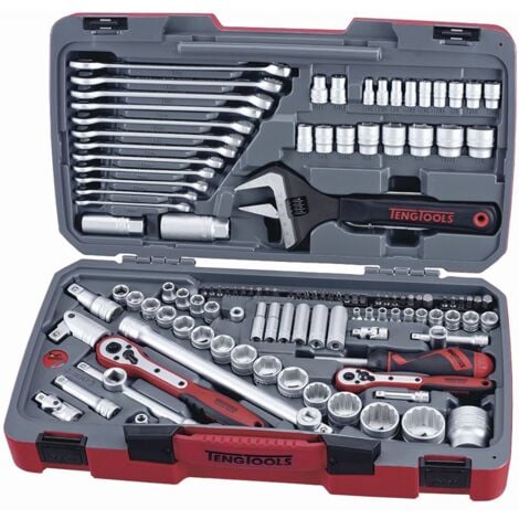Jeu de douilles 1/2-1/4 127 pcs Teng Tools TM127