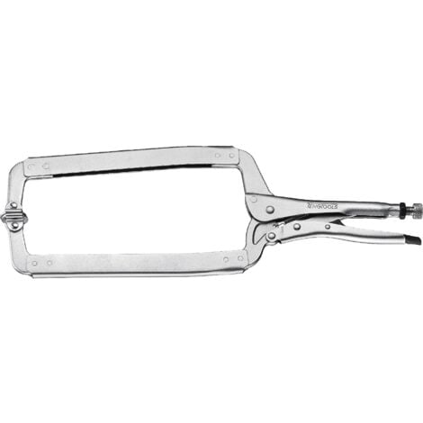 Pince grip type C à long bec inclinable Teng Tools 418SP