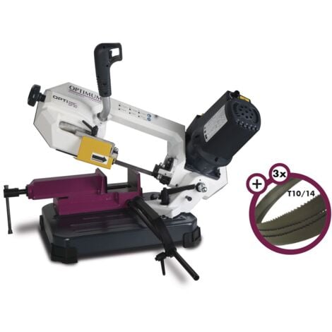 Scie à ruban portable à métaux 0-45° capacité de coupe ronde 105 mm 0 ...